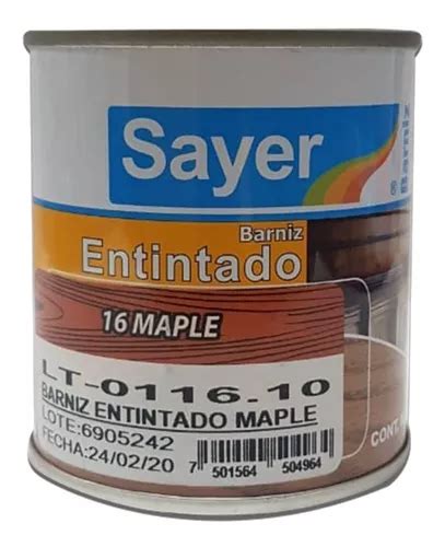 Barniz Entintado Maple Madera F Cil Aplicaci N Ml Mercadolibre