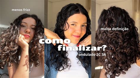 Como Finalizar Um Cabelo Ondulado C A Minha Finaliza O Mais