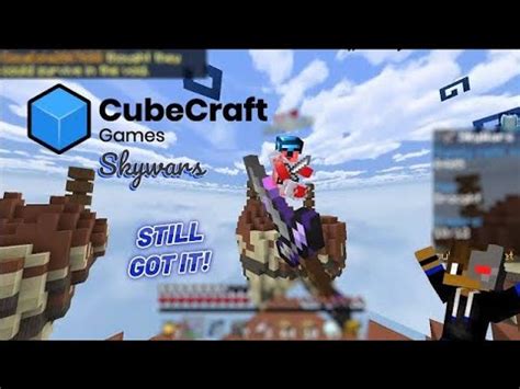 Skywars Gameplay With Customisable Control Cubecraft Mcpe YouTube