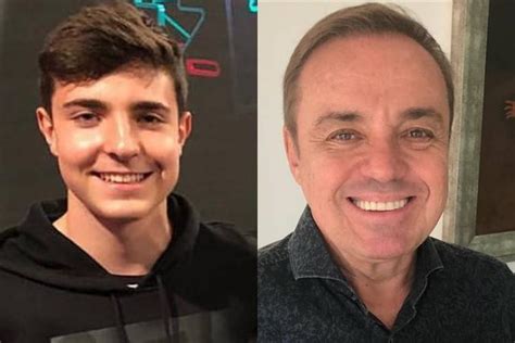 Filho emociona os fãs uma das últimas fotos de Gugu Liberato antes