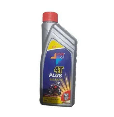 20W40 VSN 4T Plus Red Bike Engine Oil Bottle Of 900 Ml Model Name