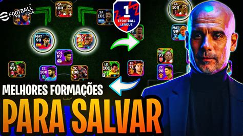 SALVE AGORA MELHORES FORMAÇÕES SECRETAS DA SEMANA EFOOTBALL 2024