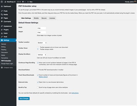 before pdf wordpress