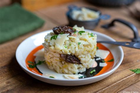 Risotto Aux Poireaux Et Aux Morilles Une Recette Savoureuse