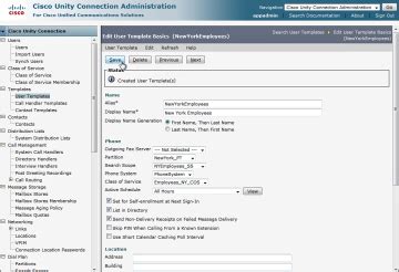Configuring User Templates In Cisco Unity Connection CCNA Voice