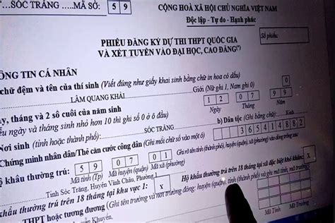Cách Viết Hồ Sơ Thi Tốt Nghiệp THPT Và Xét Tuyển Đại Học 2024 Cho Thí