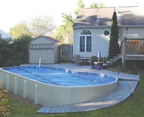 28 Creative Ideas For Landscaping Around Above Ground Pool Inground