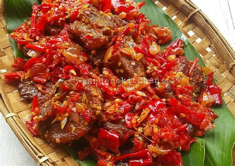 Resep Dendeng Balado Basah Khas Padang Masakan Berlada