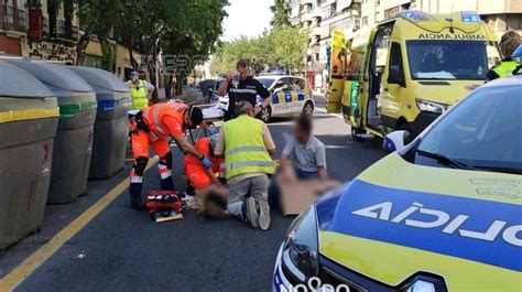 Herida Con Lesiones Graves En Una Pierna Tras Ser Atropellada En La