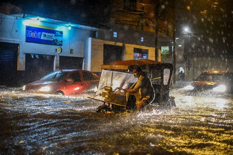 Lluvia de moderada a fuerte intensidad continuarán en la costa norte