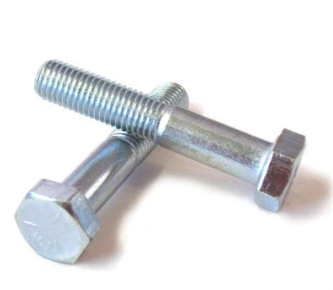 Hex Head Bolts M10 BZP Nuts Of Chorley