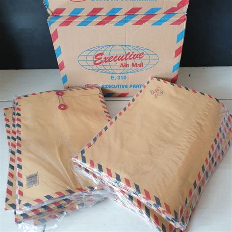 Jual Amplop Coklat Executive Kancing Tali 310 Ukuran F4 10 Pcs