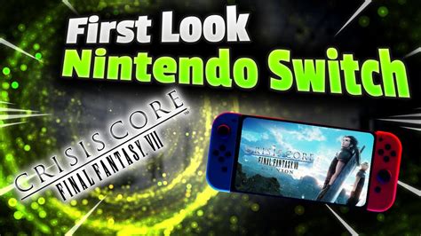 CRISIS CORE FINAL FANTASY VII REUNION Switch Gameplay First Look