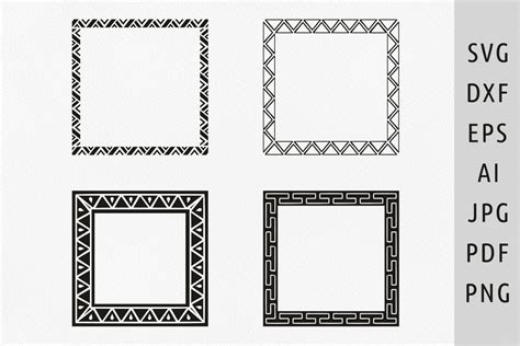 Mexican Frame Border Mexican Svg Graphic By Julia S Digital Designs