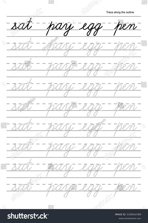 Alphabet Cursive Worksheets For Easy Handwriting Practice Free