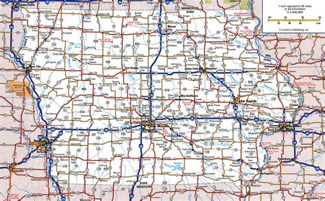 Iowa State Road Map Images And Photos Finder