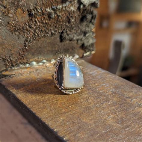 Grosse bague en turquoise naturelle OMYOKI bijoux équitables