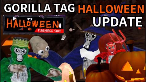 New Gorilla Tag Halloween Update Youtube