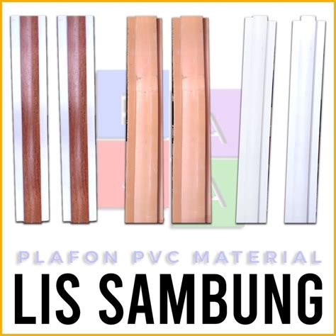 Jual List Sambung Plafon PVC Mewah Anti Patah Aneka Motif Dan Warna