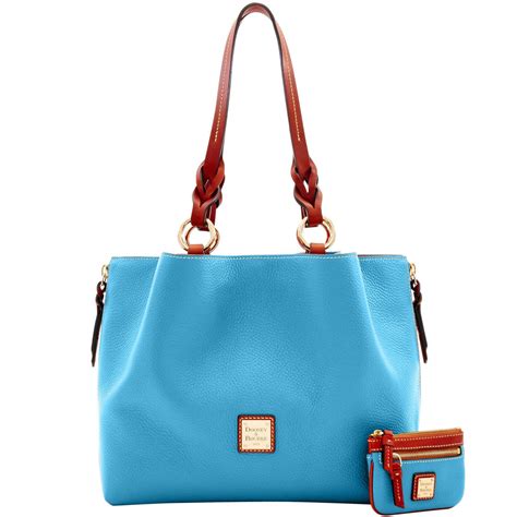 Dooney Bourke Pebble Grain Large Zip Barlow Small Coin Case Dooney