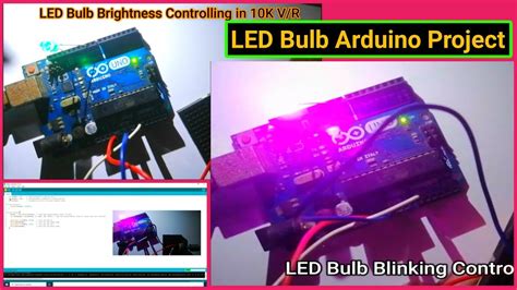 Arduino Led Light Control Arduino Using Potentiometer Control Led Light Arduino Project Led