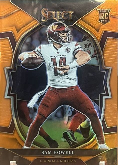 Sam Howell Select Concourse Orange Price Guide Sports Card