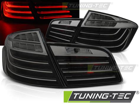 LED Lightbar Design Rückleuchten für BMW 5er F10 10 13 schwarz chrom