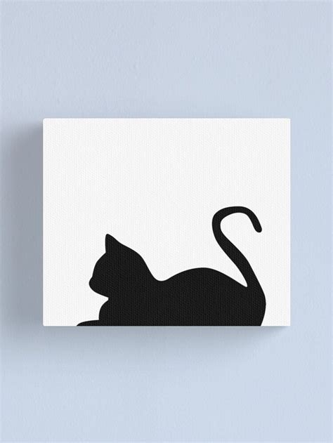 Lienzo For Sale Con La Obra Gato De SilhouetteShop Pintura De Gato