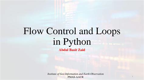 SOLUTION Flow Control And Loops In Python Studypool