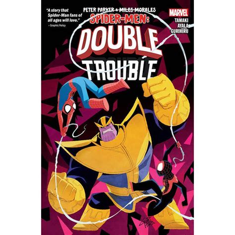 PETER PARKER AND MILES MORALES SPIDER MEN DOUBLE TROUBLE TP Proud