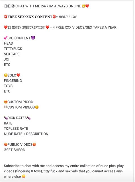 The Best Onlyfans Bio Ideas And 4 Great Bio Examples Onlyfansguide