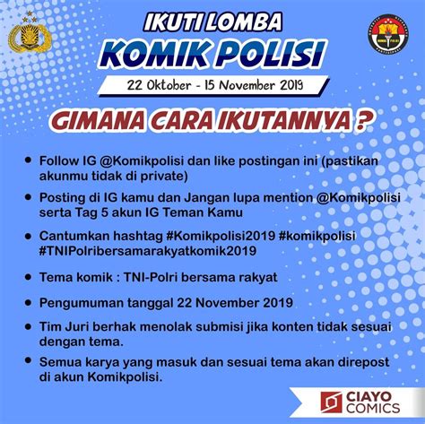 Divisi Humas Polri On Twitter Komikpolisi EVENT KOMIK POLISI 2019