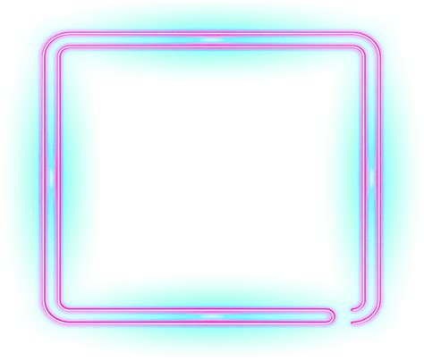 Marcos de neón PNG sobre fondo transparente 100 imágenes gratis