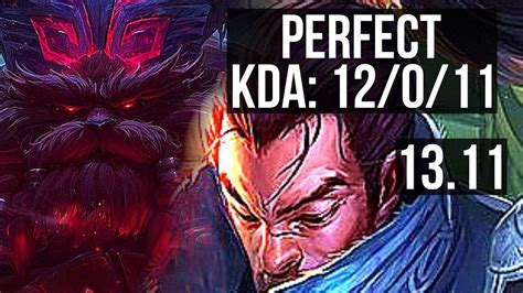 ORNN Vs YASUO TOP 12 0 11 Legendary KR Master 13 11 YouTube
