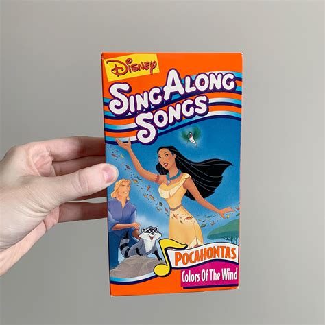 Disney Sing Along Songs Pocahontas Colors Of The Wind VHS