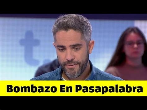 La Sorprendente Respuesta Del Nuevo Concursante De Pasapalabraen Su
