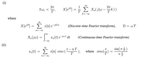 Solved The Nyquist Shannon Sampling Theorem Is A Theorem Chegg