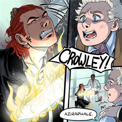 Aziraphale Crowley Uriel 1 6 в 2024 г Фильмы ужасов Фан арт Фандом