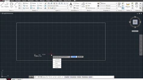 Como Dibujar Un Rectangulo En Autocad Image To U