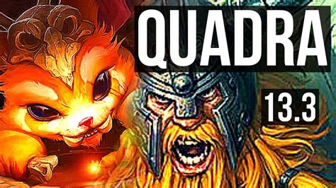 GNAR Vs OLAF TOP Quadra 700 Games KR Master 13 3 YouTube