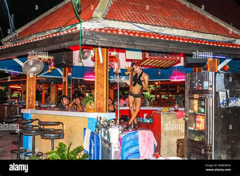 Lamai Koh Samui Thailand August Go Go Bar Girl In These