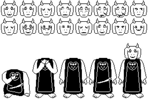 Pixilart Toriel Sprite Sheet By Animator
