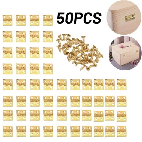 CHARNI RE DE MEUBLES Bo Te En Bois Charni Re 50 Pi Ces Pour Bo Te