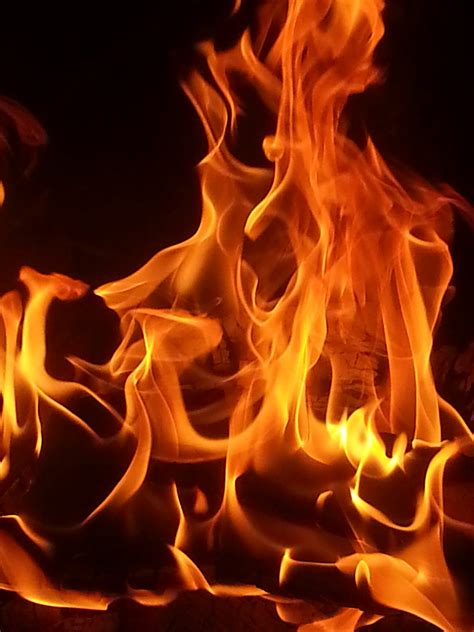 Banco De Imagens Luz Caloroso Chama Fogo Lareira Fogueira Calor