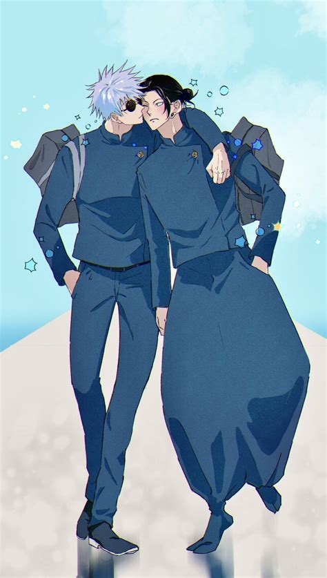 夏油傑 五条悟 五夏ちゅー tkn つきん 帳 A く1のイラスト