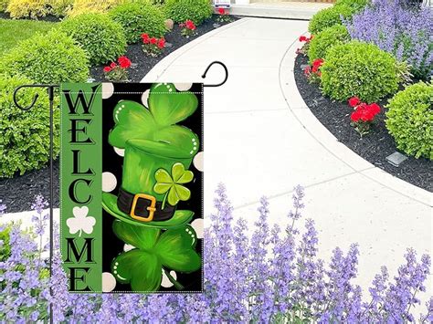Amazon St Patricks Day Garden Flag Happy St Patrick S Day