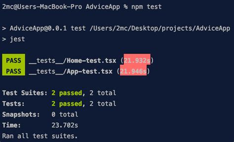 react native tutorial how can you start with unit tests