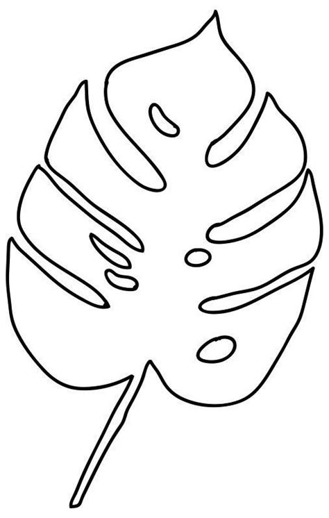 Tropical Leaf Template Printable Free Diy Tropical Leaves Art
