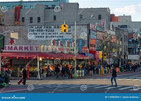 Nyc Signs In Flushing S Chinatown Editorial Photo Cartoondealer