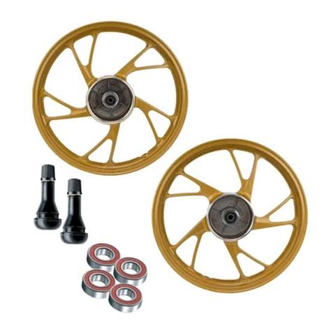 Roda Liga Leve Titan Fan Ks Freio Tambor Plt Dourada Modelo